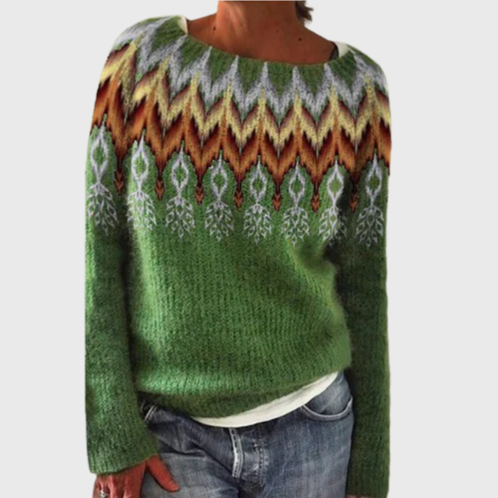 Indira | Cozy Retro Sweater